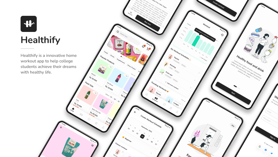 Case Study: Healthify, Home Workout That Help College Student Live a ...