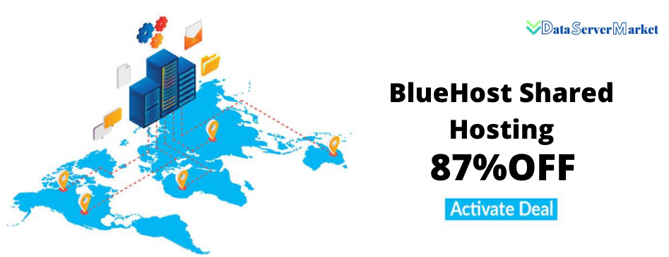 87% OFF On BlueHost Shared Hosting - Dataserver - Medium