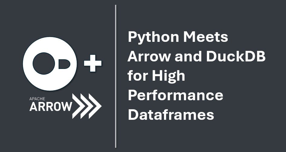Python Meets Arrow and DuckDB for High Performance Dataframes | by Py-Core Python Programming ...