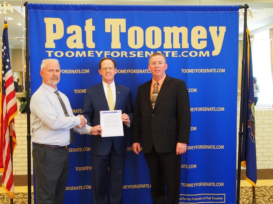Council of Prison Locals gives support to Toomey | by Admin | Northeast ...