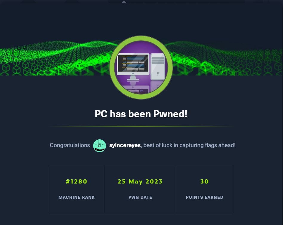 HTB — “PC” Walkthroughs. PC Ini adalah mesin tingkat kesulitan… | by sylncereyes | Medium