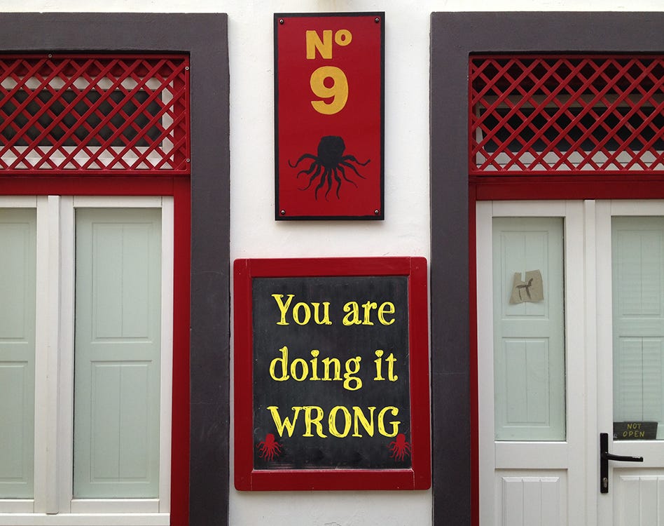 I’m doing it wrong, but I’m alright | by Rodrigo S-C | Medium