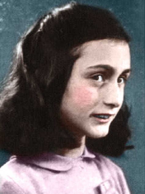 Anne Frank And Her Family In Color