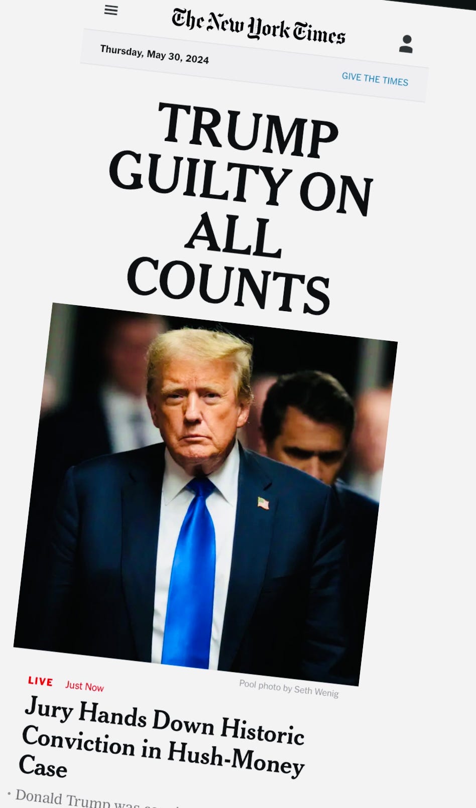 👎🤣🇺🇸 🤪 1st President in History Convicted of a Crime | by @RunSocialist ...
