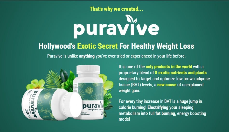 Weight Reduction with Puravive: An All-Encompassing Approach to ...