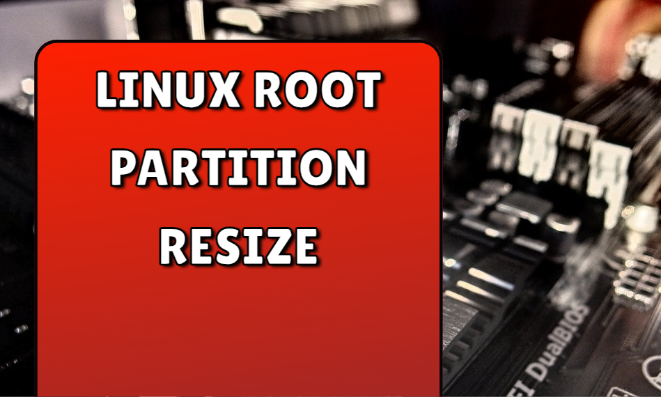 Resize root partition (or how to remove the default /home partition) on CentOS 7 online | by ...