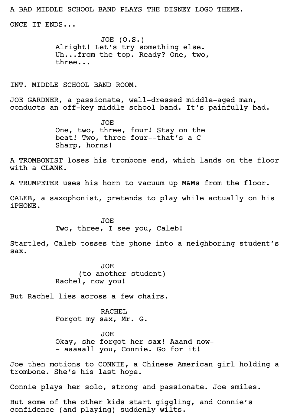 Page One: “Soul” (2020) - Go Into The Story