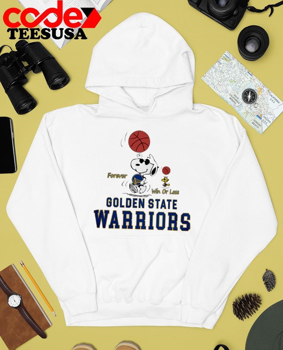 The Peanuts Snoopy and Woodstock forever win or lose Golden State ...