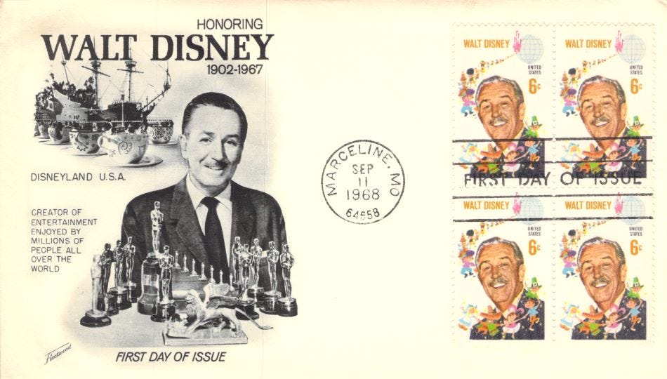 Walt Disney United States FDC 1968 | by StampMuseum | Aug, 2023 | Medium