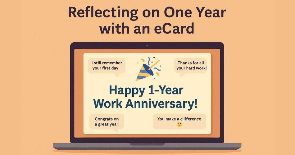 The Quiet Impact of Work Anniversary eCards | Medium