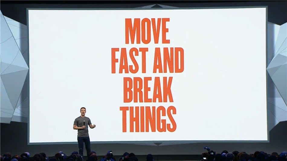 ‘Moving fast and breaking things’ is such a load of crap | by Nick ...