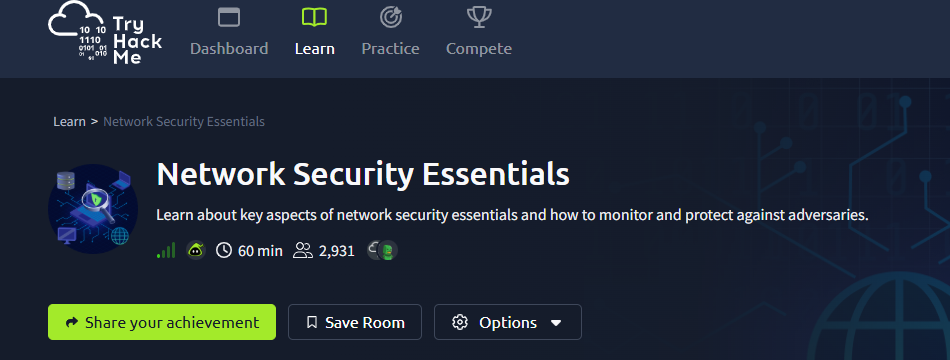 Tryhackme Walkthrough Network Security Essentials By Tcybersec007