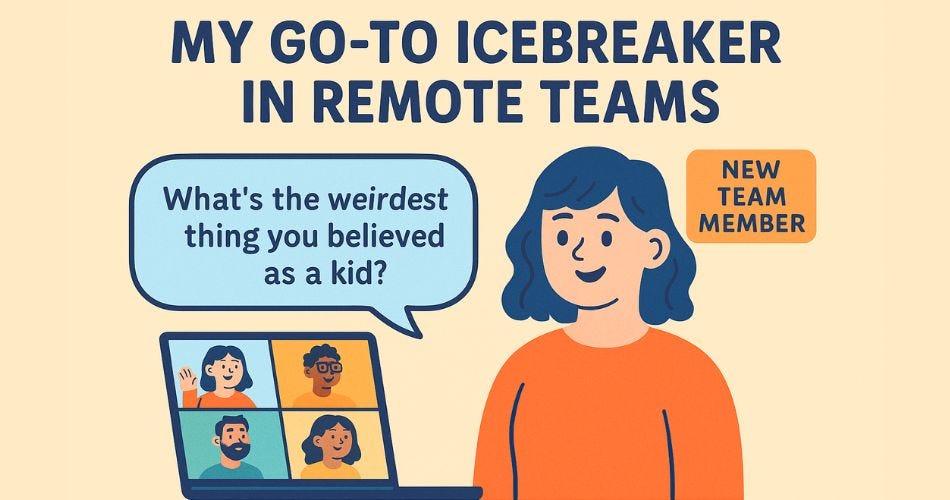 The Best Icebreaker for Remote Teams That Actually Works | Medium