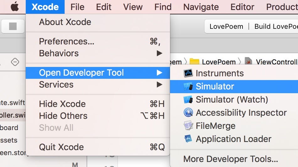 沒有專案，也能啟動模擬器(simulator). 沒有 iPhone，也可以開發 iOS App ! 因為 Xcode… | by 彼得潘的 iOS App Neverland | 彼得潘的 ...