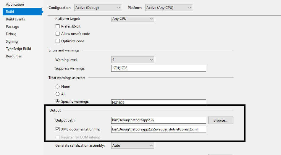 Include XML Comments in Swagger under ASP.NET Core 2.2 | by Ali BENCHAABAN | Medium