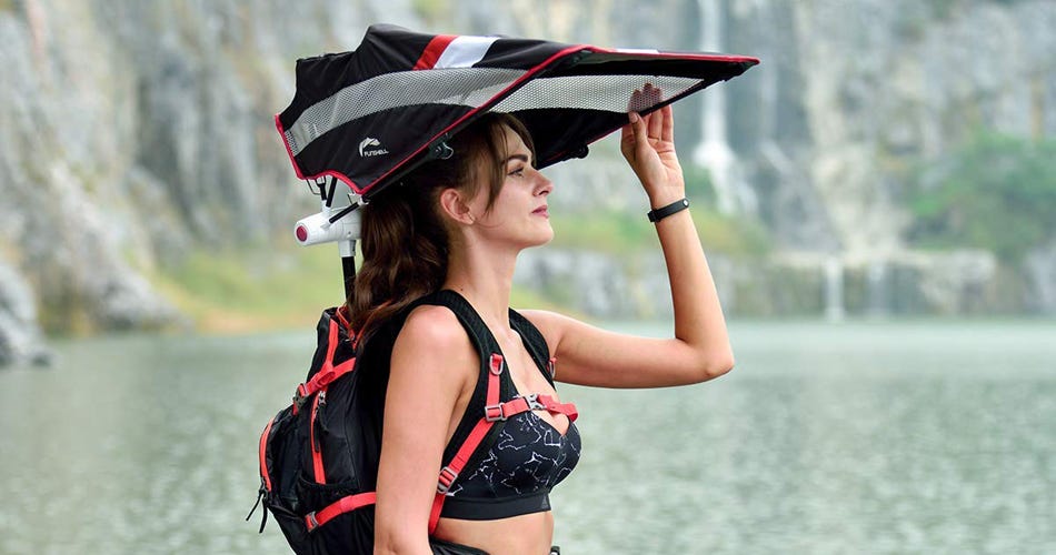 EZ FunShell Retractable Backpack Umbrella | by Idiot Buy | Medium