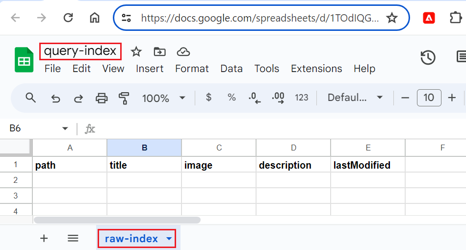 Edge Delivery Services Indexing. Establishing an Initial Query Index In… | by Imran Khan | Medium