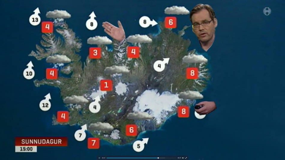 Icelanders are angry — at their weatherman | by BETA TESTER ...