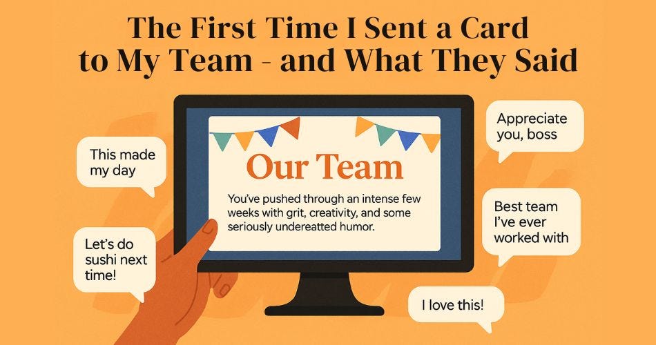 The Unexpected Power of Sending a Team eCard | Medium