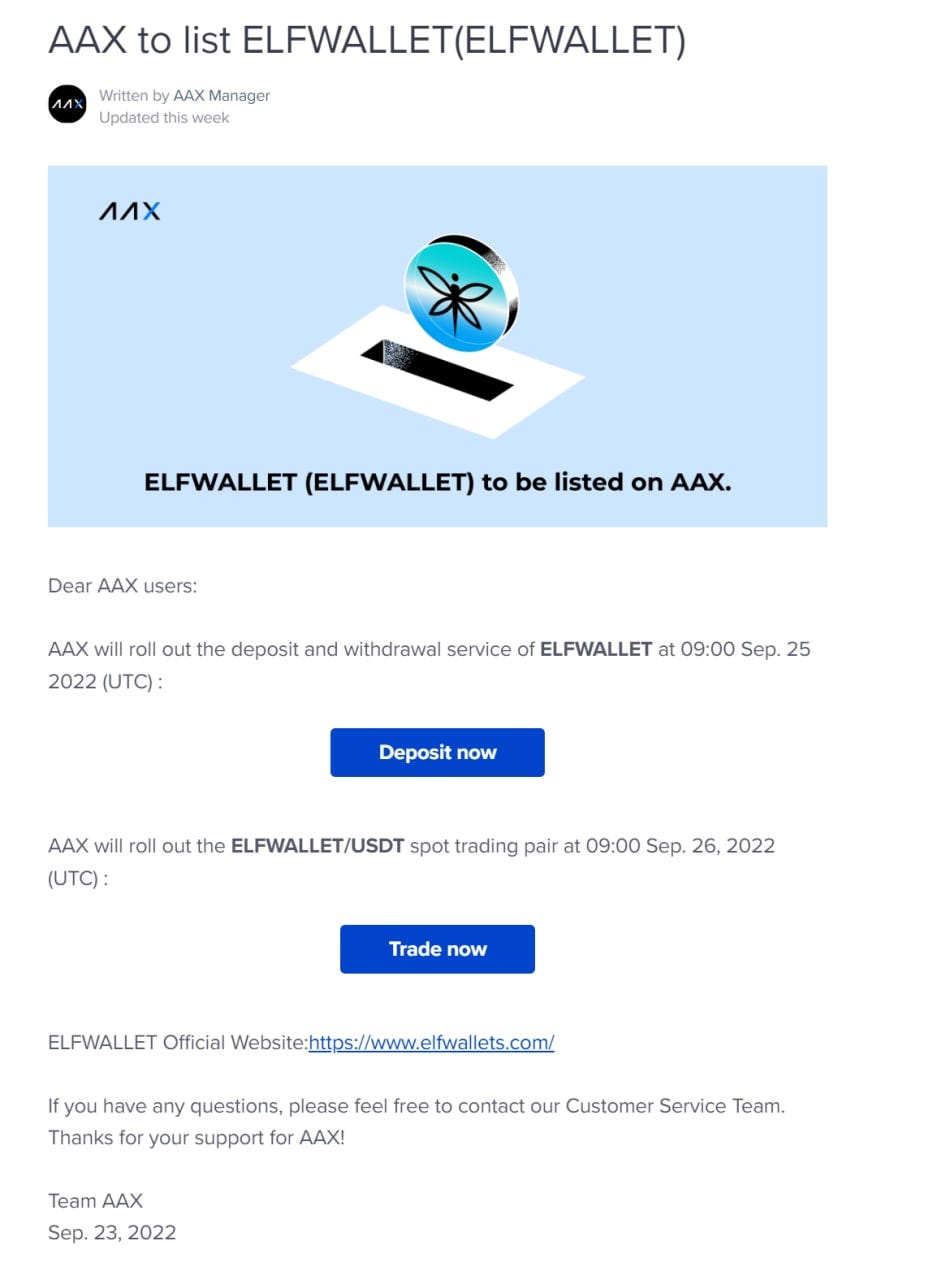 AAX to list ELFWALLET(ELFWALLET) - Elf Wallet - Medium