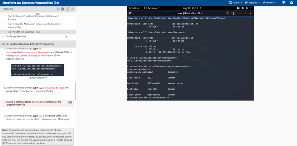 More Metasploit….. A little assignment I did in college… | by m0lt3n ...