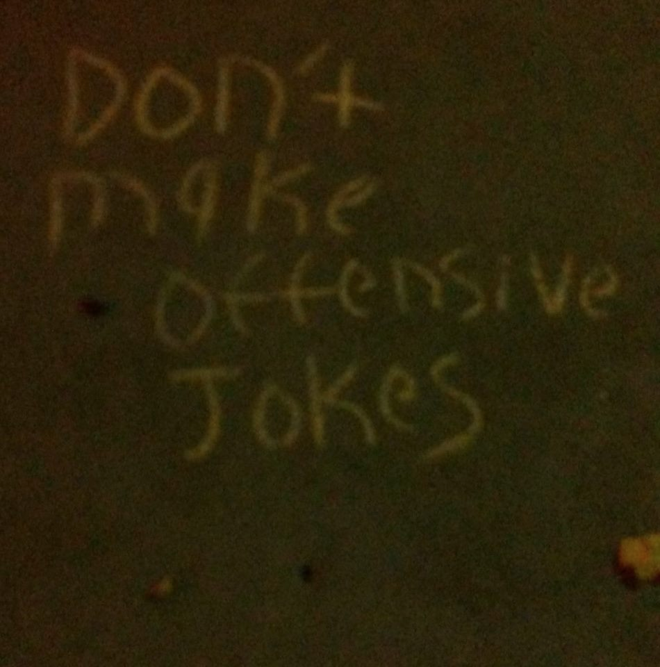 Why we should not make offensive jokes: By Sentual Strong: November 6th ...
