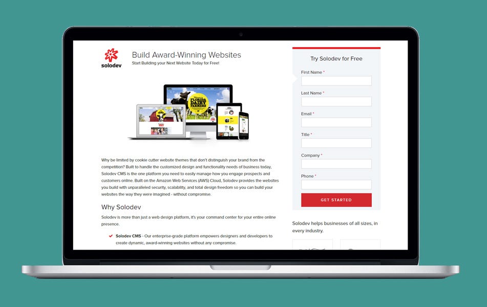 5 Things to Consider When Creating a Landing Page | by Solodev | web design by solodev | Medium