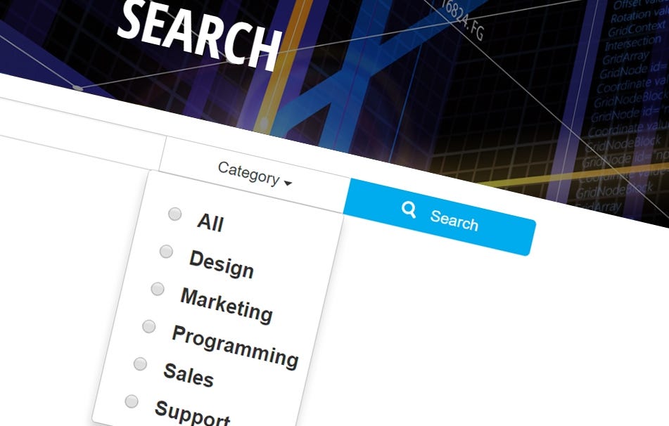 Adding a Filter to your Search Input using Bootstrap | by Solodev | web design by solodev | Medium