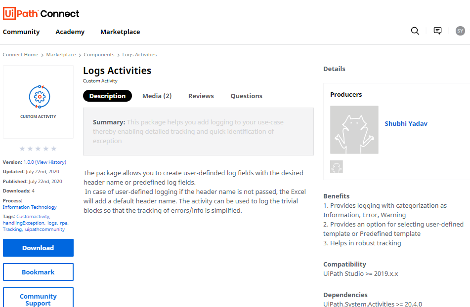 How to publish your Custom Activity on UiPath Connect? | Medium