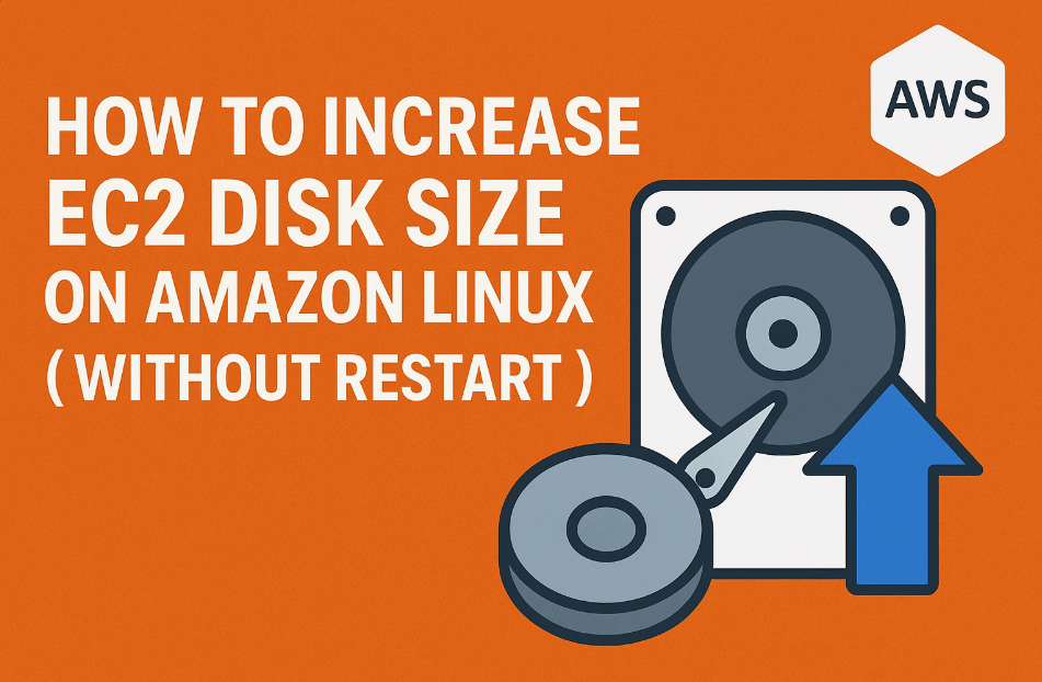 🚀 How to Increase EC2 Disk Size on Amazon Linux (Without Restart ...