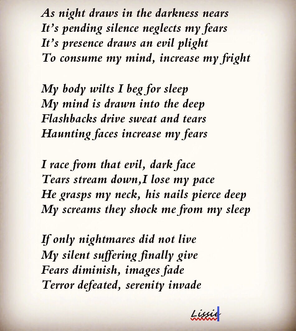 A poem of my greatest fear during the night…. | by Lissie | Medium
