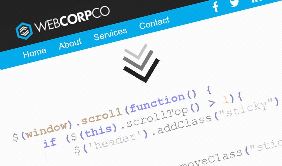 How to Create an Animated Sticky Header | by Solodev | web design by solodev | Medium