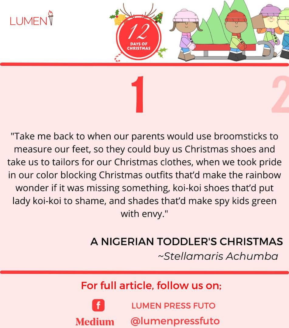 A Nigerian Toddler’s Christmas. ~by Stella-maris Achumba | by Lumen ...
