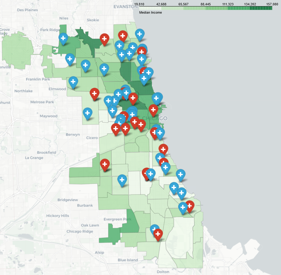 Mapping Healthcare Access in Chicago | by Yiannis Mastoras | Medium