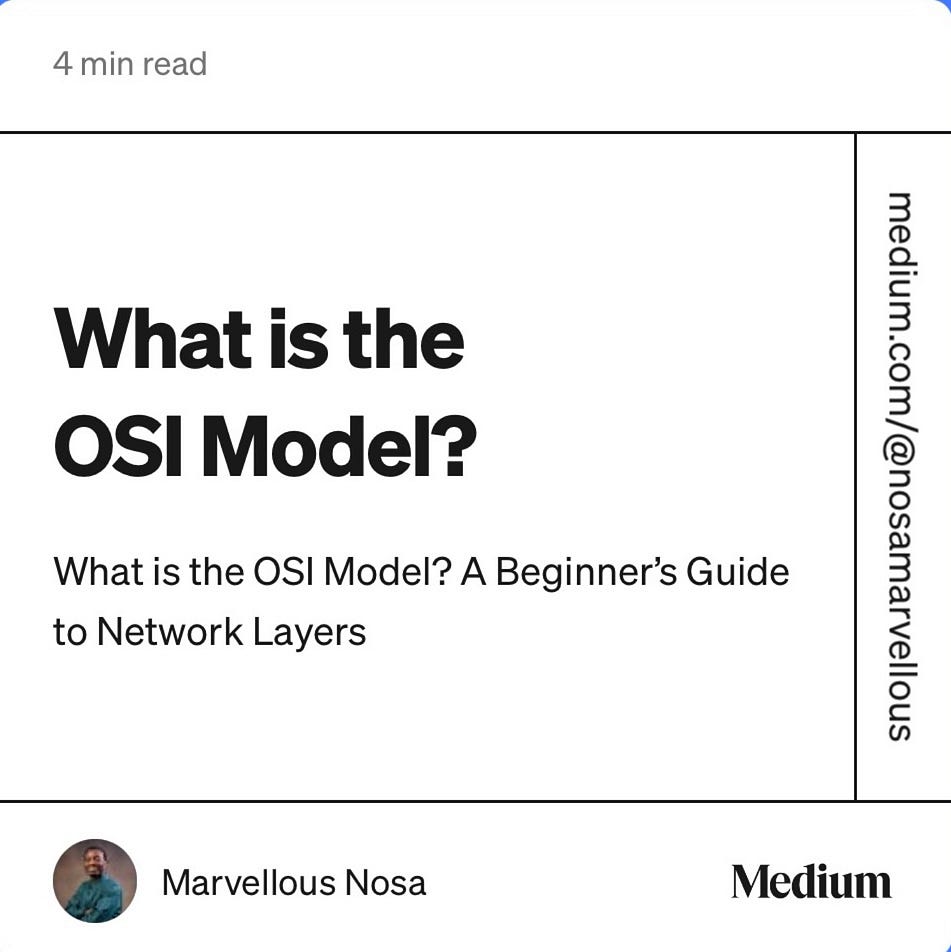 What is the OSI Model? A Beginner’s Guide to Network Layers | by ...
