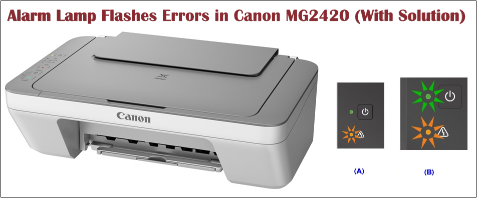 Alarm Lamp Flashes Errors in Canon MG2420 | by david walker | Medium