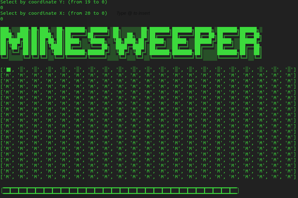 Python Minesweeper. How to create a minesweeper-like game… | by Francisco Ayala | Medium