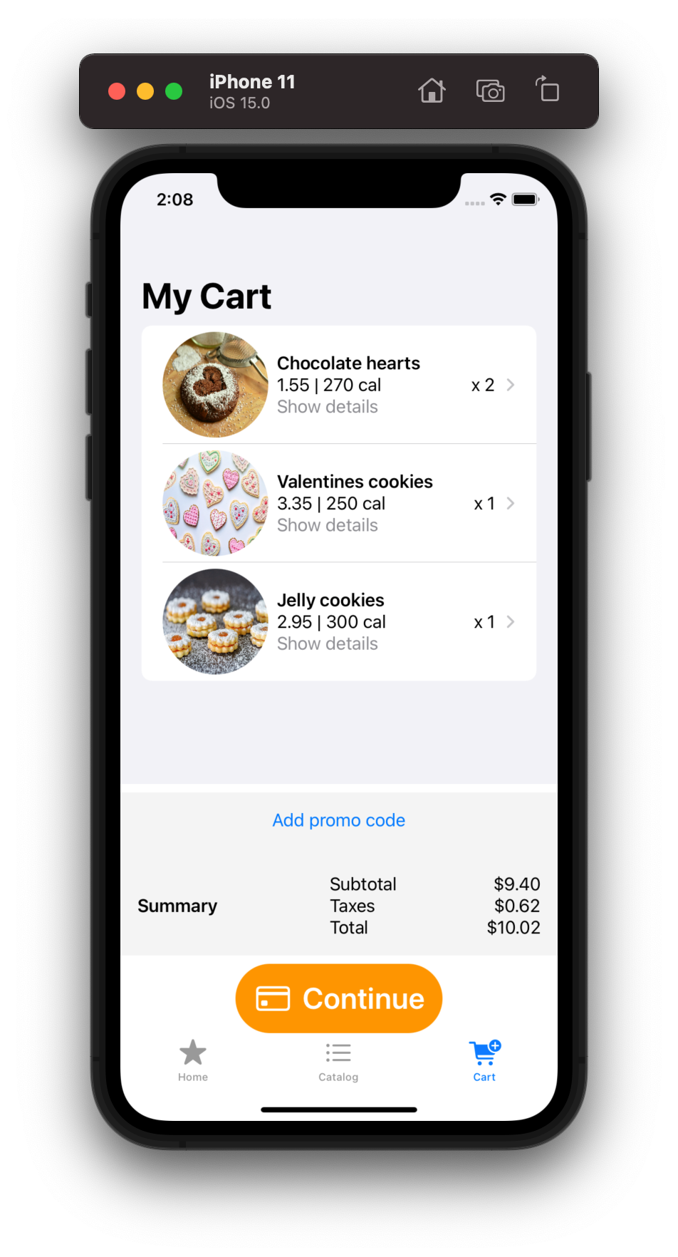 Cart Functionality for Cookies App with SwiftUI | by Elena R. | Medium