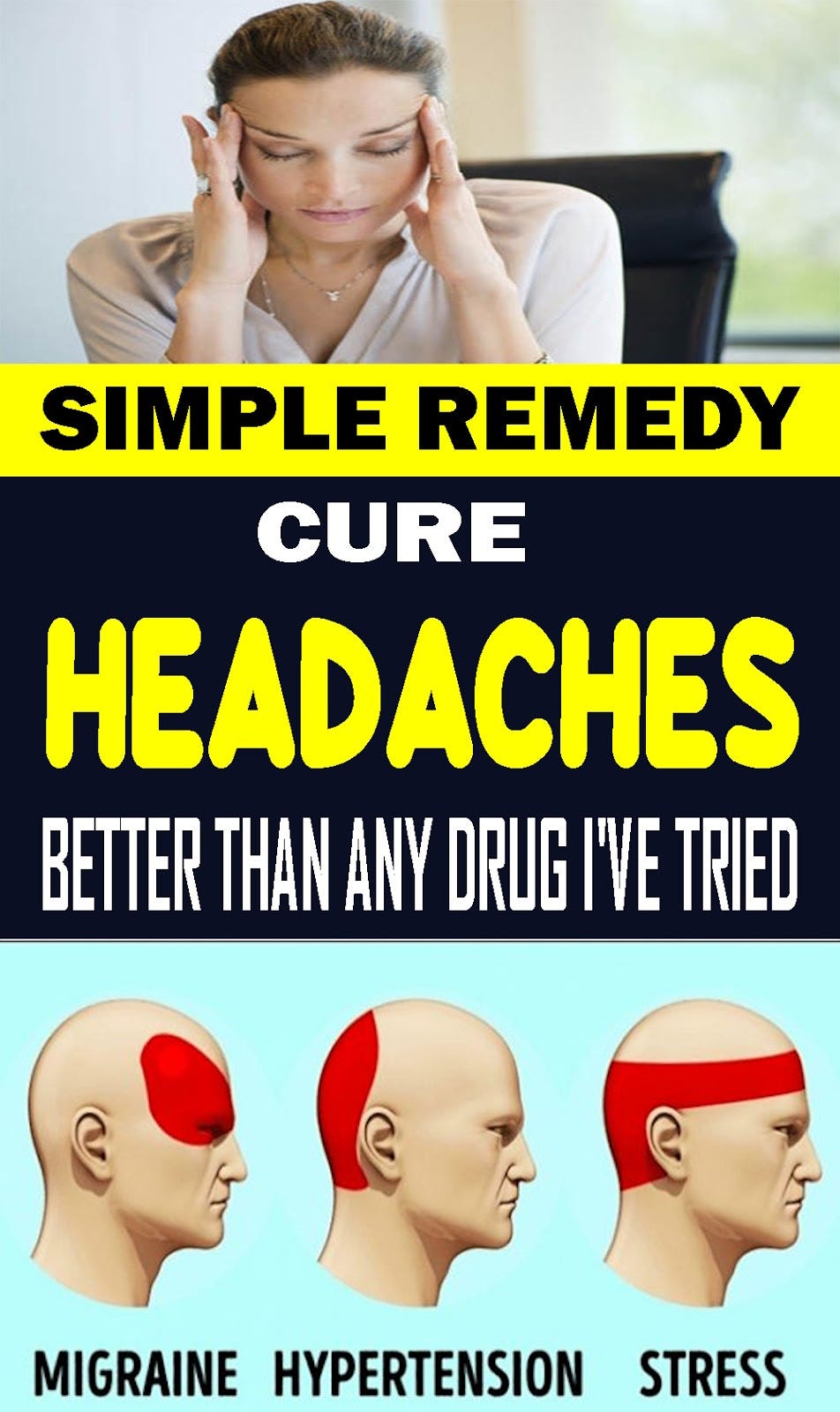 Simple Remedy Cures Headaches Better Than Any Drug I’ve Tried - Emily ...