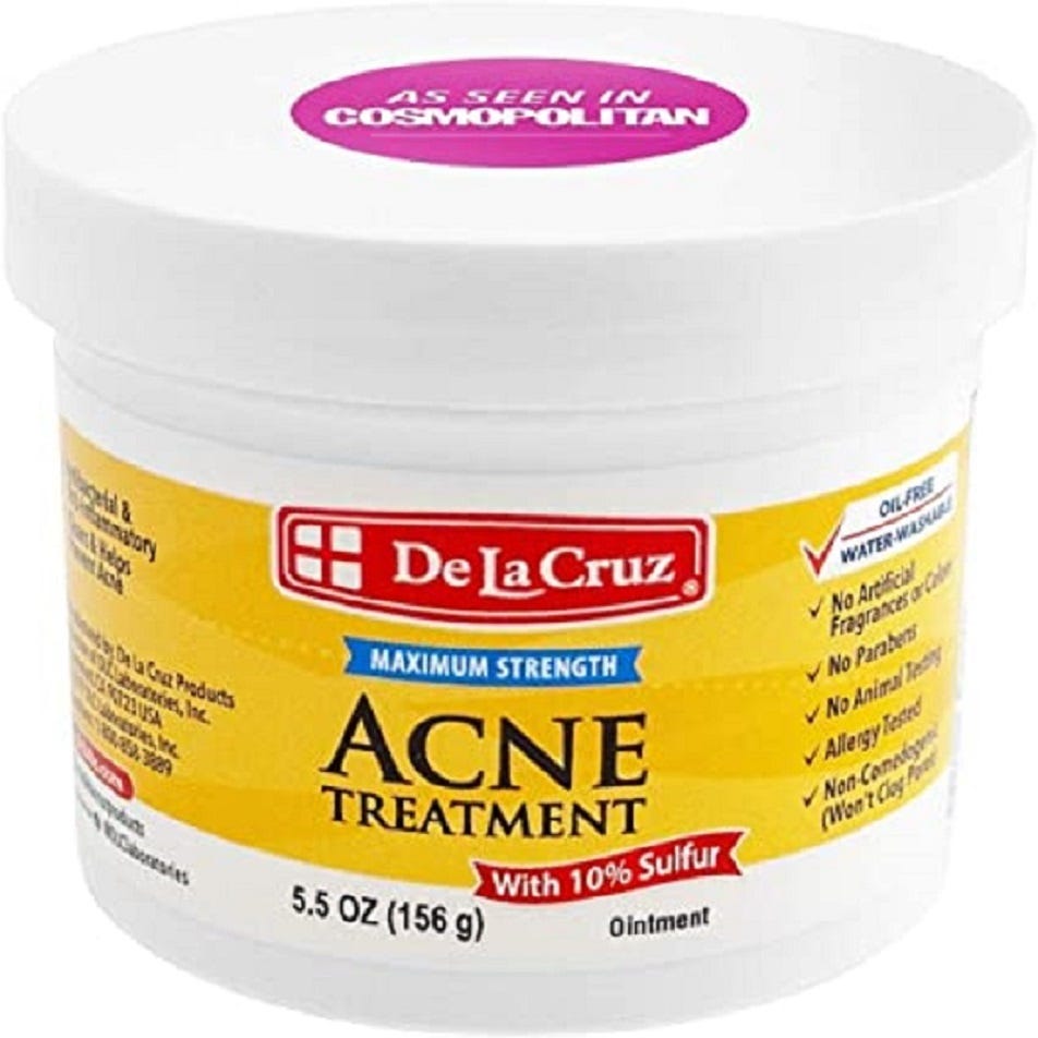 Dlc 10 Sulfur Ointment Acne Treatment Medication To Clear Pimples And Blackheads On Face