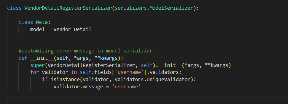 Customize Django ModelSerializer Error Message's | by Muhammadshamshad | Medium