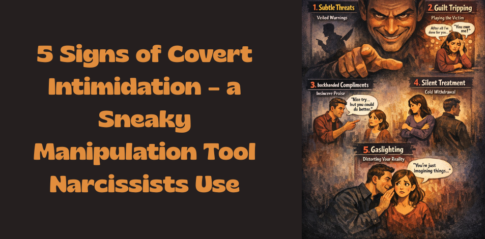 5 Signs of Covert Intimidation — a Sneaky Manipulation Tool Narcissists ...