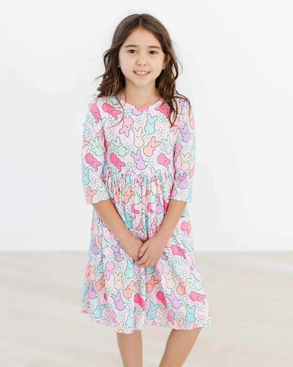 Hanging With My Peeps Twirl Dress | Cutie Patootie - Seocutiepatootie ...