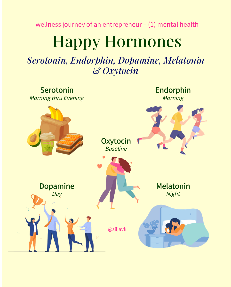 Happy Hormones. Hormones fascinate me… | by Silja KB | Medium