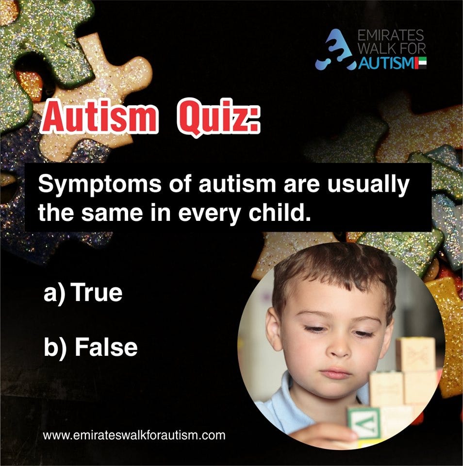 FAQ About Autism Child and Youth. | Emirates Walk For Autism | by ...