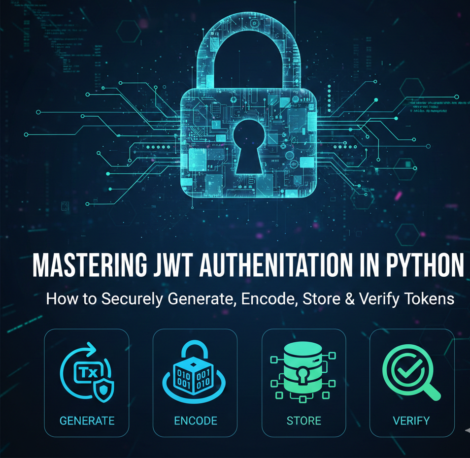 🔐 Mastering JWT Authentication in Python: How to Securely Generate, Encode, Store & Verify ...