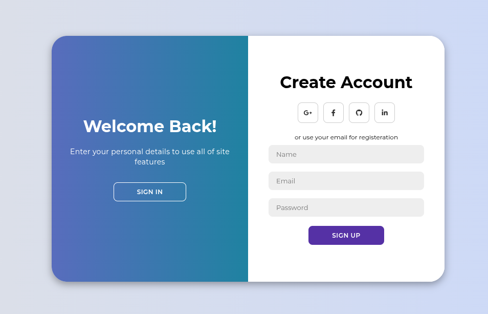 Creating a Modern Sliding Login and Sign-Up Form with HTML, CSS, and JavaScript | by ...