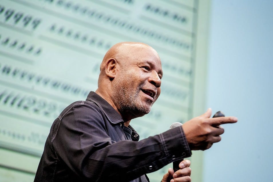 Current Life of Emory Douglas. “The ghetto itself is the gallery for ...