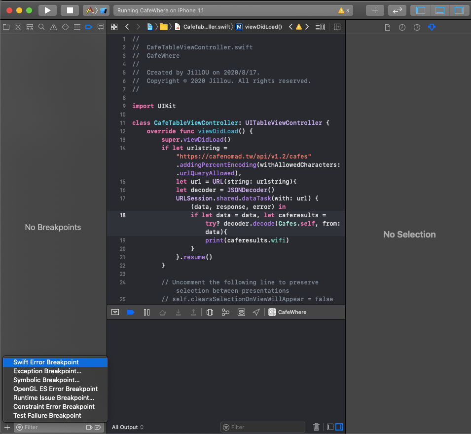 解析Json常犯錯誤及解決. 發現通常都是型別部分的錯誤啊 | by Jillou | 彼得潘的 Swift iOS / Flutter App 開發教室 | Medium