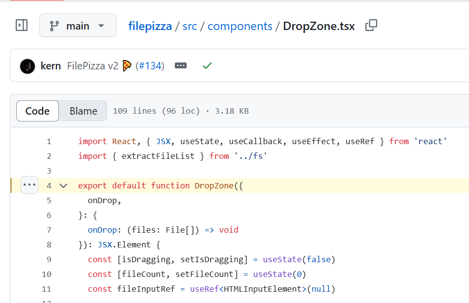 DropZone component in FilePizza codebase. | by Ramu Narasinga | Apr, 2025 | Medium